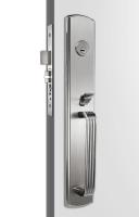 China Satin Stainless Steel Door Handles / Entry Door Handlesets With Knob for sale