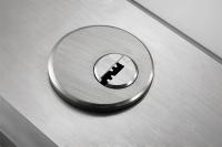 China Satin Stainless Steel Door Handles / Entry Door Handlesets With Knob for sale