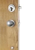 China Interior Modern Entry Door Handlesets Satin Nickel American Standard Cylinder for sale