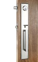 China Antique Door Handles Zinc Alloy Fits Right / Left Handed Doors With Interior Lever for sale