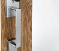 China Zinc Alloy Entrance Door Handle Sets For 45mm - 70mm Door Thickness for sale