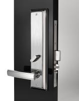 China Stainless Steel Digital Security Keyless Software Rfid Electronic Hotel Room Door Lock for sale