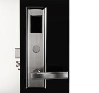 China Stainless Steel Digital Security Keyless Software Rfid Electronic Hotel Room Door Lock for sale