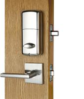 China Hotel Electronic Door Lock Zinc Alloy Handleset For Keyless RFID Card for sale