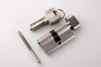 China 60mm Commercial Door Lock Cylinder Antique Brass Operation For One Side for sale