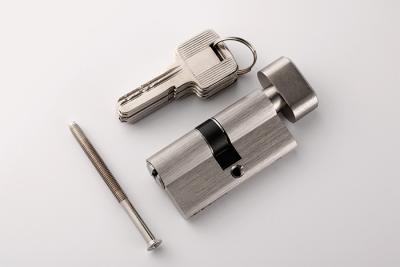 China 60mm Commercial Door Lock Cylinder Antique Brass Operation For One Side for sale