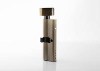 China Antique Brass Door Lock Cylinder 80mm 3 Keys Fixing Screws Mortise Locking Devices for sale