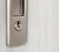 China Durable Metal Sliding Door Locks / Home Entry Door Locksets Coin Slot Insided for sale