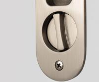 China Adjustable House Door Locks Sliding Gate Lock Zinc Alloy Round Face Pulls for sale