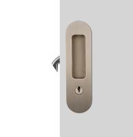 China Adjustable House Door Locks Sliding Gate Lock Zinc Alloy Round Face Pulls for sale