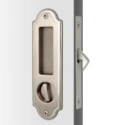 China Residential Mortise Metal Sliding Door Locks Satin Nickel Finishing for sale