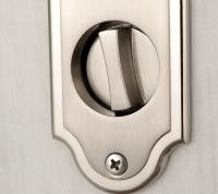 China Residential Mortise Metal Sliding Door Locks Satin Nickel Finishing for sale