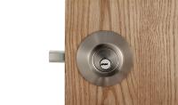 China Stainless Steel Metal Sliding Door Locks Single Cylinder Deadbolt 3 Same Brass Keys for sale