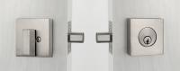 China Single Cylinder Zinc alloy Metal Sliding Door Locks Anti - bump resistant for sale
