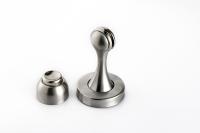 China Stainless Steel Magnetic Door Stop Holder Latch Hardware Floor Mounting for sale
