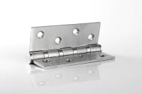 China Yellow Door Accessory Hardware Bi Fold Gate Hinges 8 Fixing Screws Easy Installation for sale