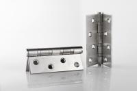 China Yellow Door Accessory Hardware Bi Fold Gate Hinges 8 Fixing Screws Easy Installation for sale