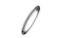China Durable Kitchen Cabinet Drawer Pulls Zinc Alloy Silver Matt Finishing for sale