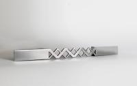 China Modern Hardware Drawer Pulls Silver Kitchen Hollows Design FPJSDZ005-C for sale