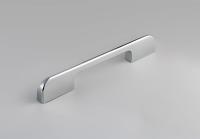 China Chrome / Matt Silver Decorative Drawer Pulls Handle Zinc Alloy Oval Shape for sale