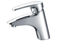 China Modern Bathroom Faucets Single Lever Basin Brass Water Taps Sink Faucet for sale