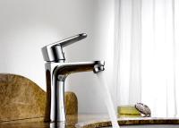 China Deck Mounted Single Hole Basin Faucets Vanity Bathroom Vessel Sink Faucets for sale