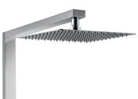 China Hotel Bathroom Luxury Bath Faucet Overhead Rainfall Thermostatic Shower Head Set for sale