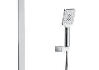 China Hotel Bathroom Luxury Bath Faucet Overhead Rainfall Thermostatic Shower Head Set for sale