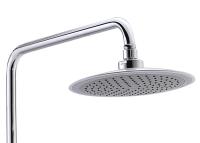 China Brass Bathroom Shower Set Wall Mounted With 45° Swivel Shower Arm for sale