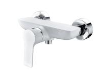 China Brass Bathroom Shower Set Wall Mounted With 45° Swivel Shower Arm for sale