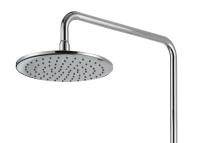 China Chrome Waterproof Bathroom Wall Panels Rain Pattern Standard Plumbing Connection for sale