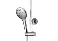 China Chrome Waterproof Bathroom Wall Panels Rain Pattern Standard Plumbing Connection for sale