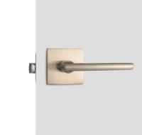 China Zinc Alloy Tubular Lock Set Adjustable Bathroom Door Latches Satin Nickel for sale