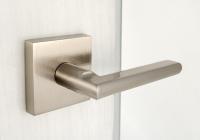 China Zinc Alloy Tubular Lock Set Adjustable Bathroom Door Latches Satin Nickel for sale