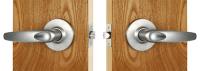 China Entrance Door Tubular Locks Security Door Locks Zinc Alloy Construction for sale