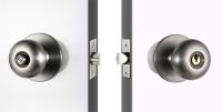 China Front Door Cylinder Door Knobs Reversible For Right / Left Door Handing for sale