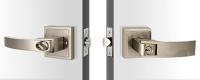 China Secure Tubular Door Latches / Passage Door Handle Lock Easy Installation for sale