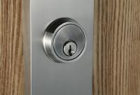 China Silver Entry Door Handlesets / Outside Door Handles Adjustable Latch for sale
