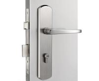 China 304 Stainless Steel Door Lock Mortise Entry Lockset With Lever Handle for sale