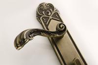 China Residential Mortise Lockset  / Mortise Style Lock Spray Alluvia Gold for sale