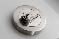 China Zinc Alloy Mortise Door Lock Rose Room Satin Nickel / Chrome Lever Handle for sale