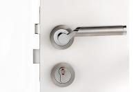 China Rose Mortise Door Lock Satin Nickel / Chrome Lever Handle for sale
