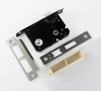 China Steel Mortise Lock Body Stain Nickel 72×143×22 mm with Zinc Deadbolt for sale
