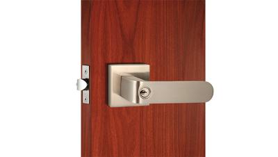China Zinc Alloy Commercial Entrance Door Locks Metal Door Square Corner Striker for sale