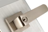 China Zinc Alloy Commercial Entrance Door Locks Metal Door Square Corner Striker for sale