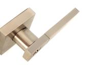 China Brass Keys Satin Nickel Room Tubular Door Latches Easy Installation for sale