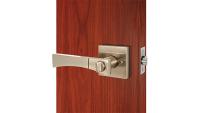 China Brass Keys Satin Nickel Room Tubular Door Latches Easy Installation for sale