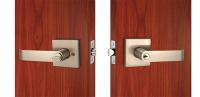 China Super Passage Handle Tubular Locks Zinc Sliding Door Lockset for sale