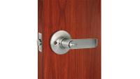 China Safety Satin Nickel Tubular Lever Lock Reversible For Right Or Left for sale