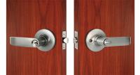 China Safety Satin Nickel Tubular Lever Lock Reversible For Right Or Left for sale